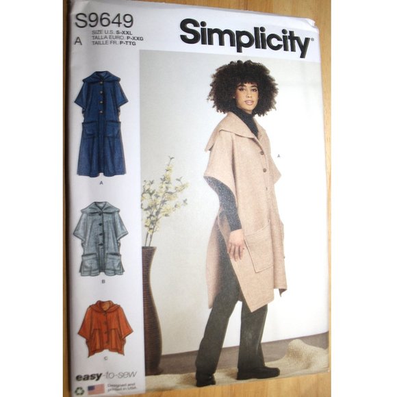 Simplicity | Other | Uncut Simplicity S9649 Sewing Pattern Easy To Sew ...